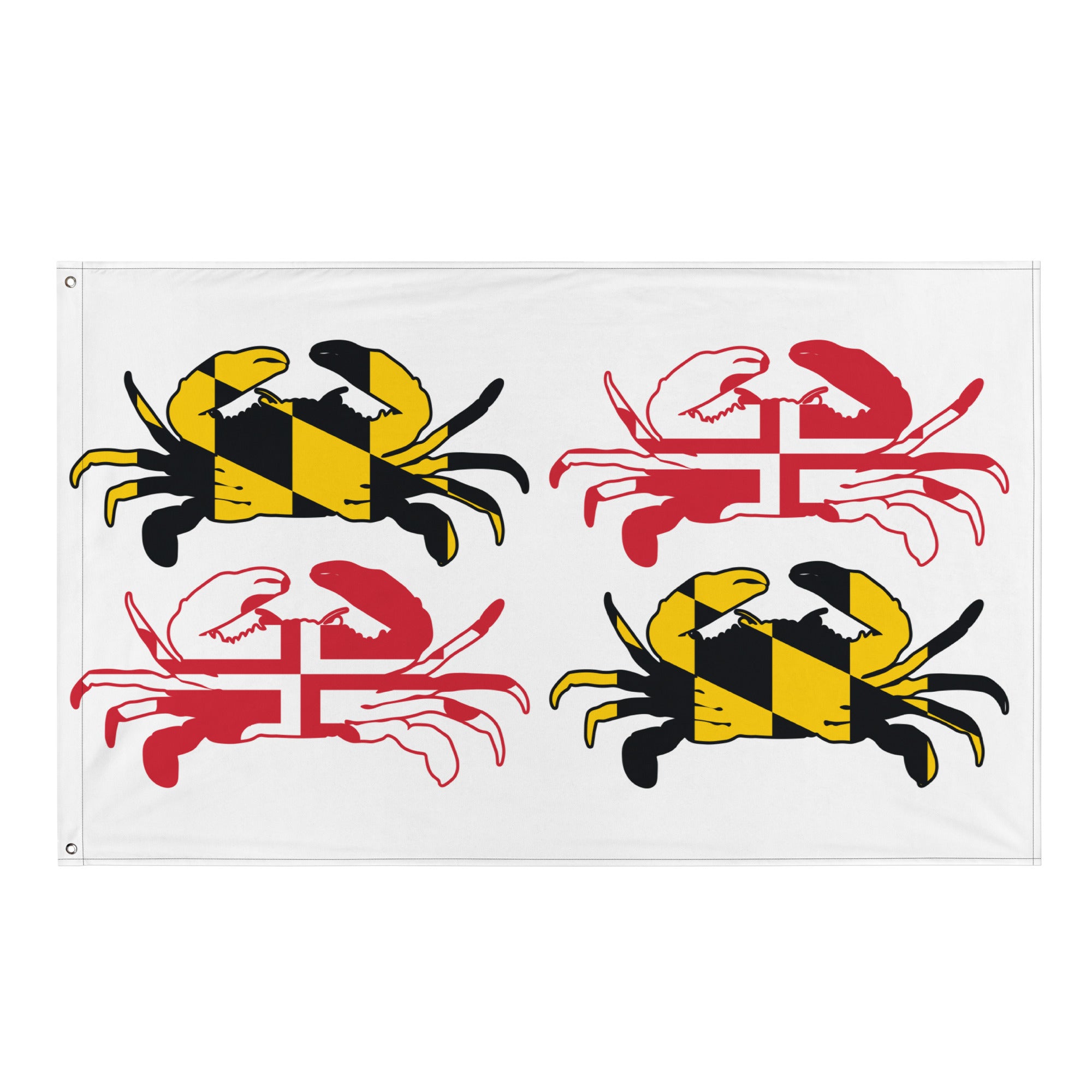 3' x 5' MD Crab Flag – Flagpole To-Go