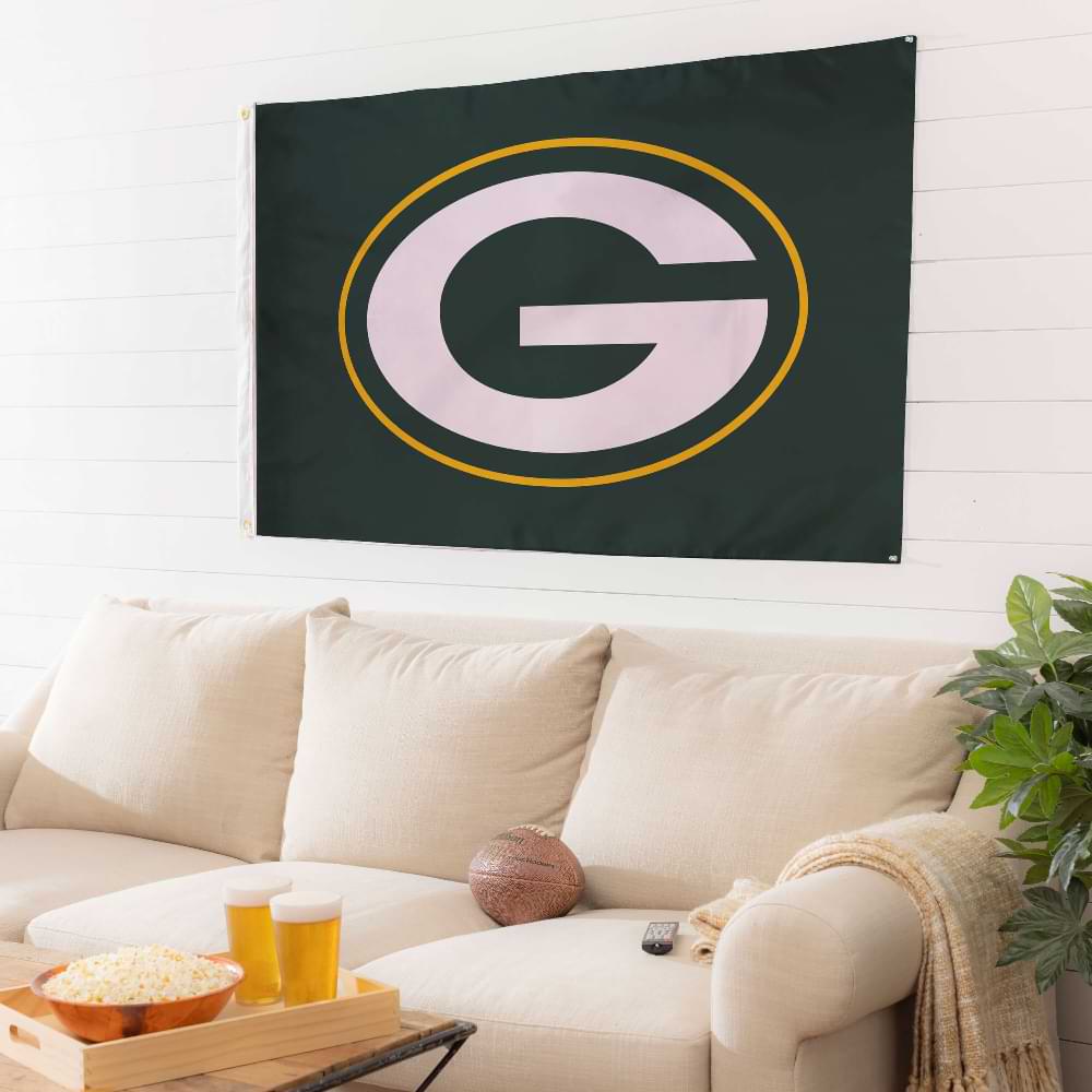 Green Bay Packers 3' x 5' Team Flag – Flagpole To-Go