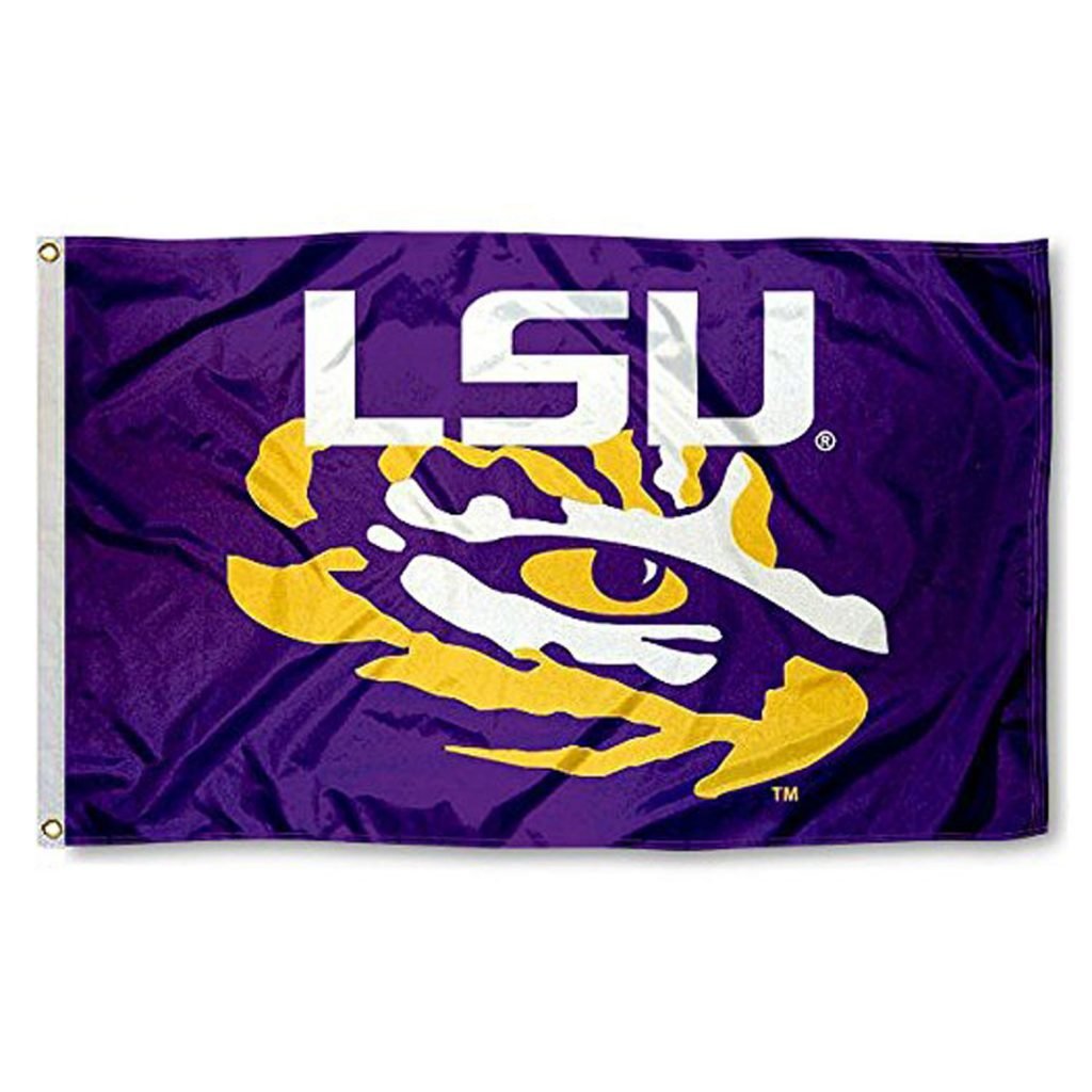 LSU 3' x 5' Fan Flag – Flagpole To-Go