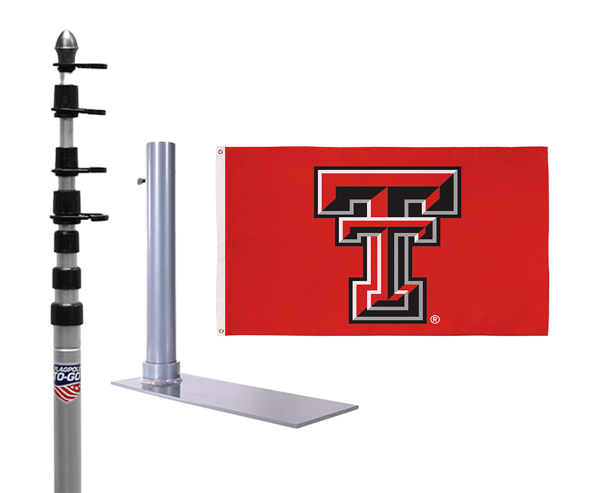 Texas Tech Ultimate Tailgate Flagpole Kit – Flagpole To-Go