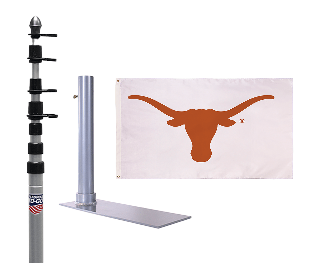University of Texas Ultimate Tailgate Flagpole Kit – Flagpole To-Go